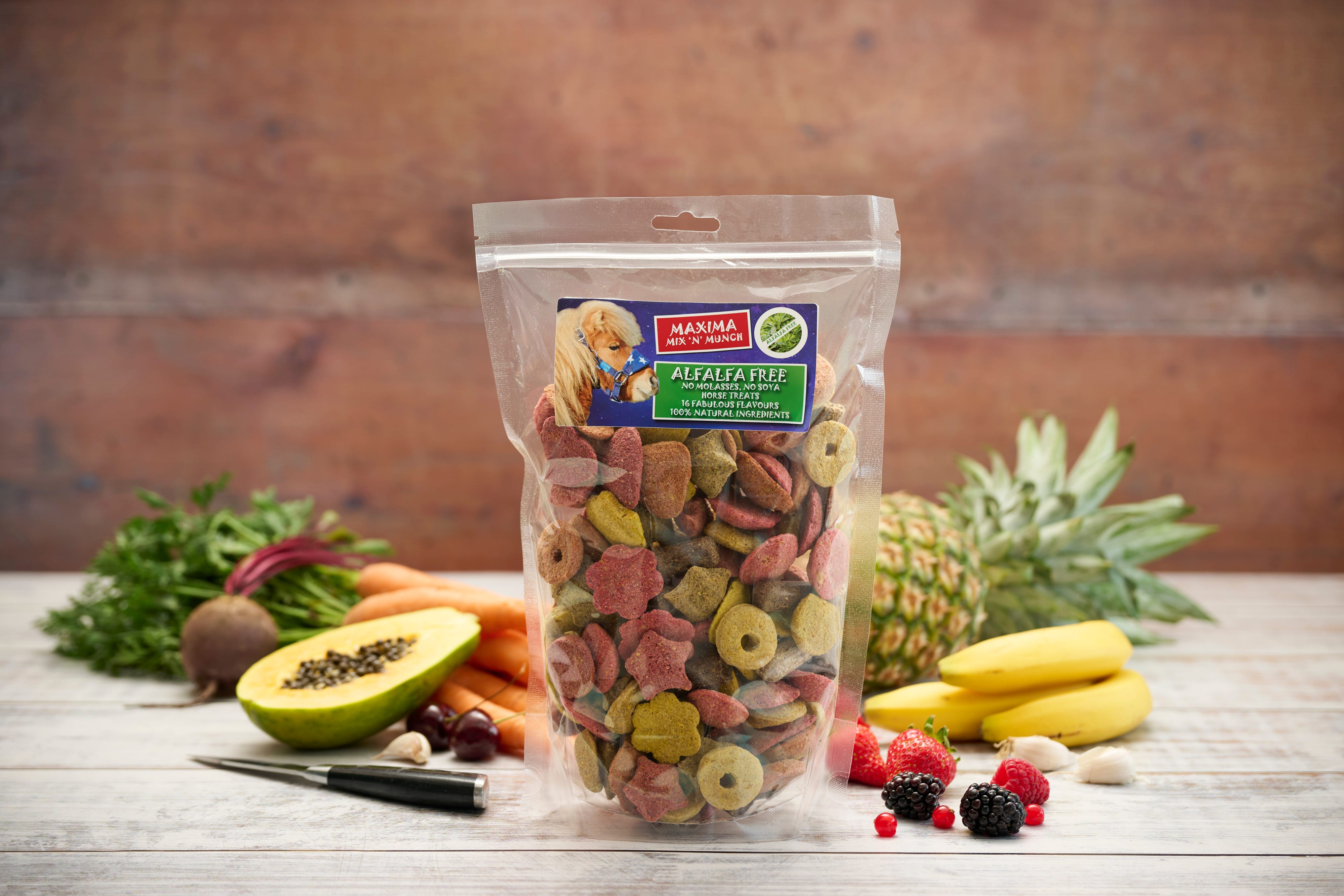 Maxima Mix 'N' Munch Alfalfa Free Horse Treats - Battles