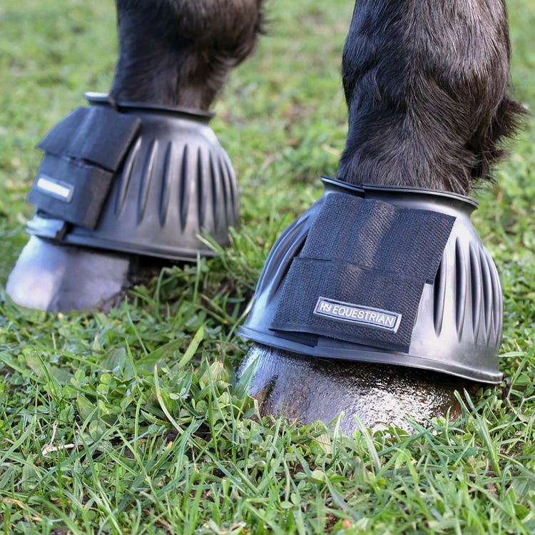 Hy Equestrian Rubber Over Reach Boots - Battles