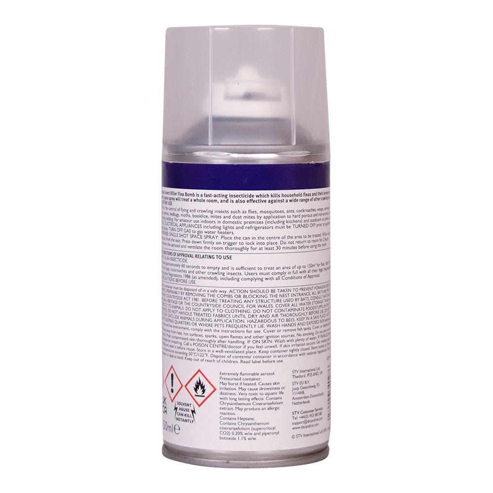 STV Natural Insect Killer Flea Bomb (ZER027) - Battles