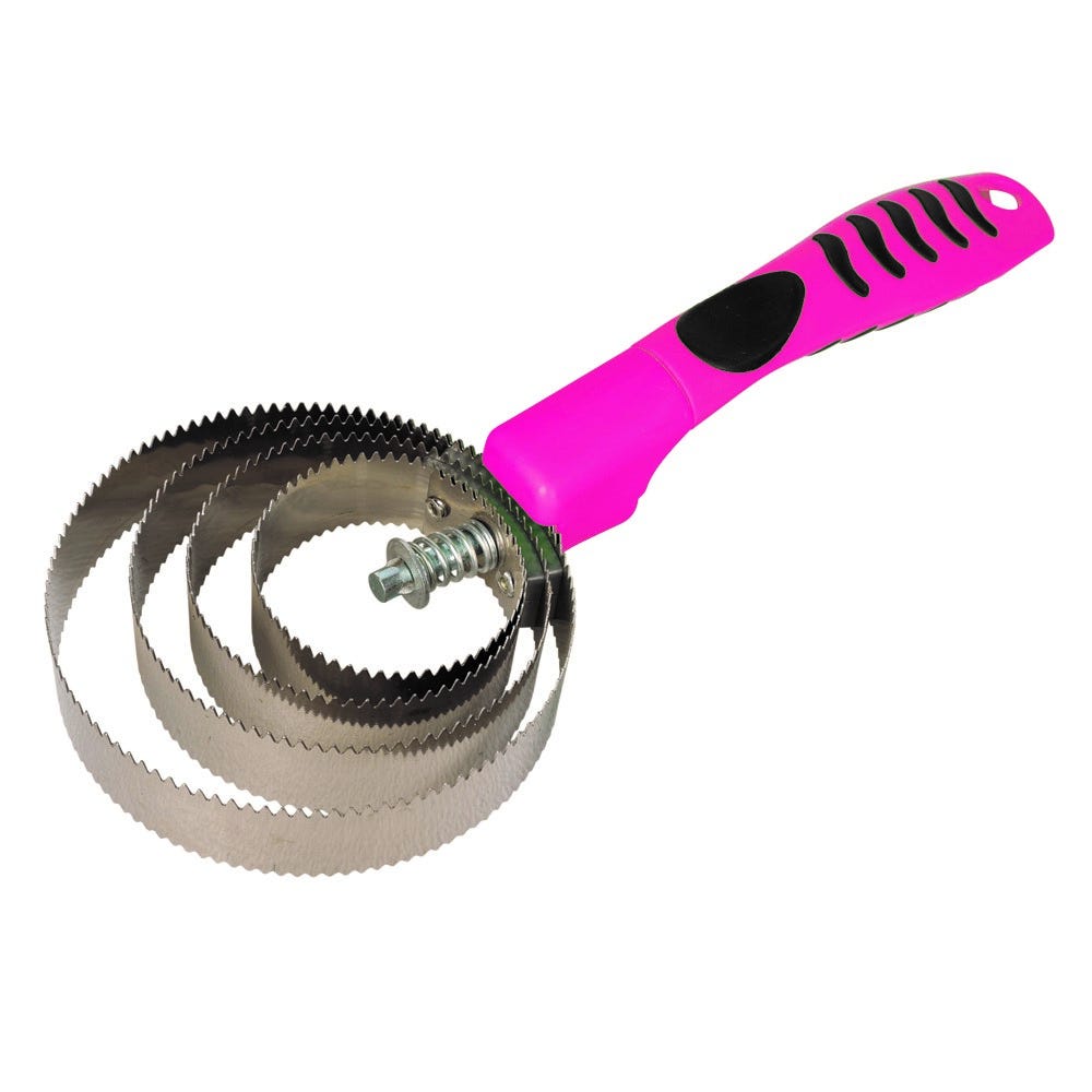 Hy Equestrian Vivid Spring Curry Comb - Battles